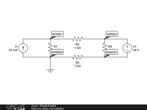 Circuit 3 Lab 3 CircuitLab