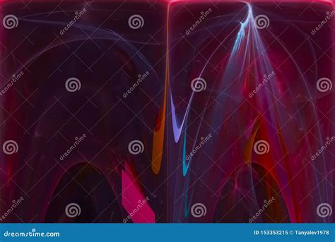 Motion Fractal Bright Shape Flame Creative Curve Explosion Design