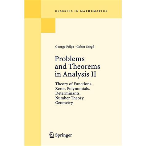 Problems And Theorems In Analysis Ii Em Promoção Na Americanas