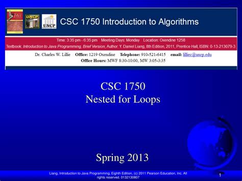 Ppt Csc 1750 Nested For Loops Powerpoint Presentation Free Download Id2412918
