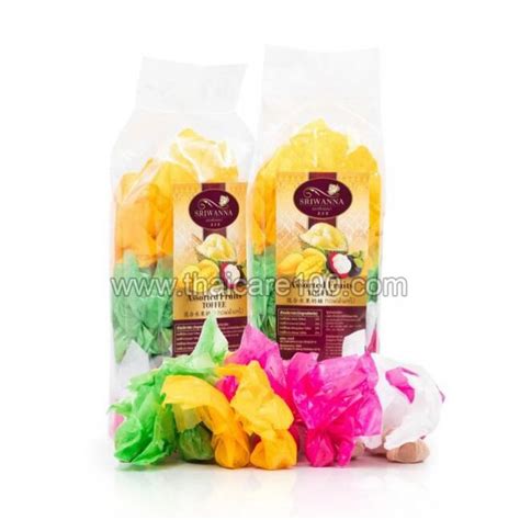 Тайские ириски Toffee ассорти из натуральных фруктов купить по цене 299 р.