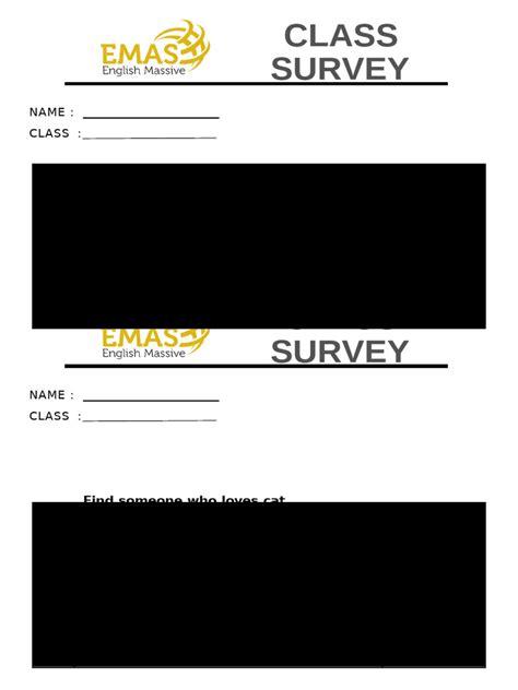 Class Survey Pdf