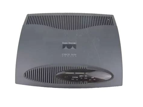 Cisco 1601 Ethernet Serial Modular Router 1600 Series Isdn Network Lan 110 20 Picclick Au
