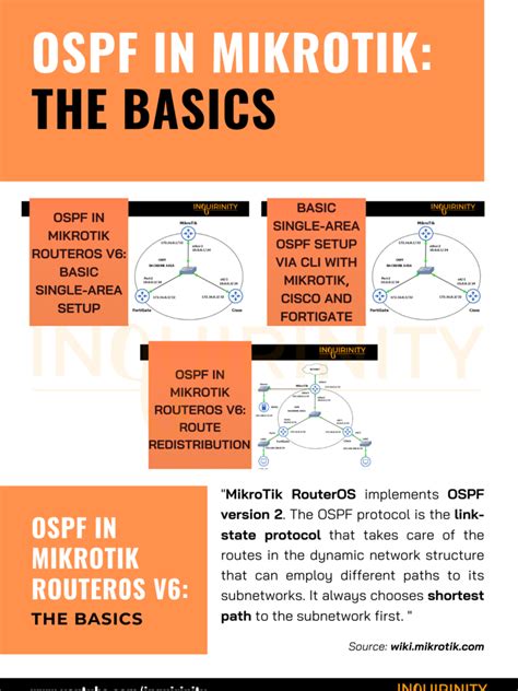 Ospf In Mikrotik Routeros V6 The Basics By Inquirinity Pdf Router Computing Internet