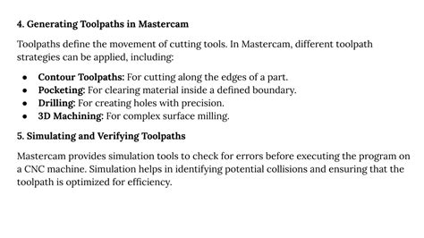 Ppt Cnc And Mastercam Training A Complete Guide For Beginners Powerpoint Presentation Id14003710