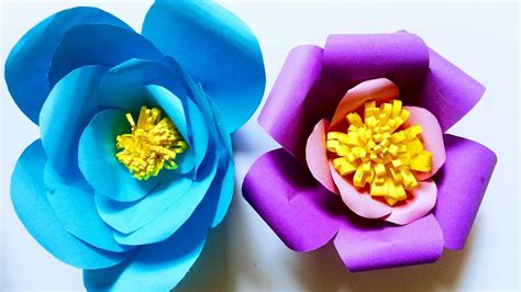 როგორ გავაკეთოთ ქაღალდის ვარდი მარტივი ორიგამი Youtube