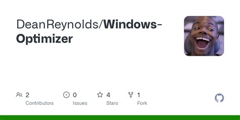 GitHub DeanReynolds Windows Optimizer