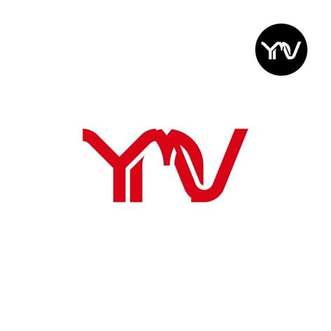 Premium Vector Letter Ymv Monogram Logo Design