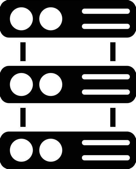 Database Glyph Icon Vector Art At Vecteezy