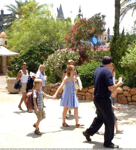 Emma Watson Emma Watson Visited The Wizarding World Of Harry Potter