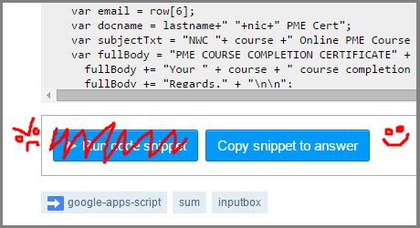 Stack Snippets And Non Runnable Code Meta Stack Overflow
