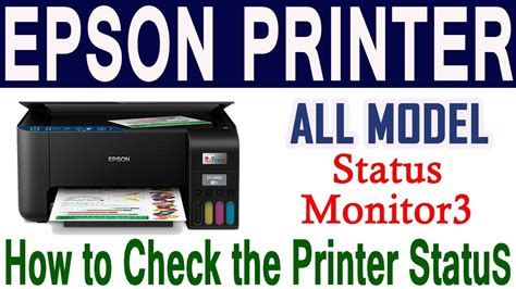 How To Check Epson Printer Status In Windows 10 Epson Printer Status