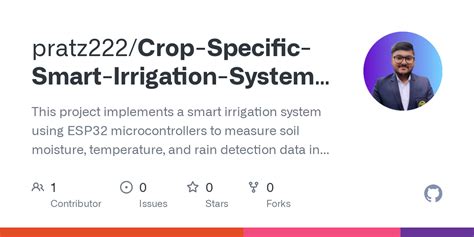 Github Pratz222crop Specific Smart Irrigation System With Iot This