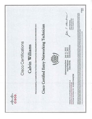 Cisco Certification Entry Networking Technician PDF