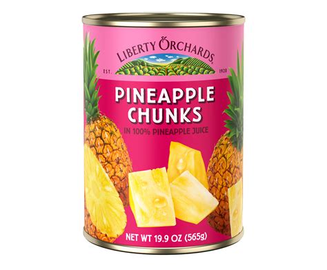 Pineapple Chunks Liberty Orchards