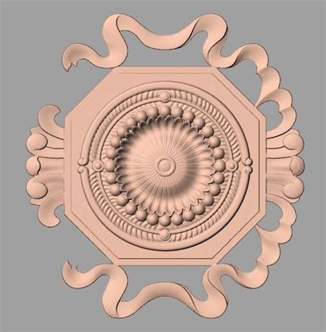 Door Design 3d Relief Model Stl Format File For Cnc Carving E670 3d