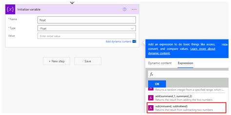 Sub Math Functionpower Automate Cloud Flows Kaizenpersonal