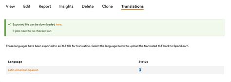 Create A Translation With An Xlf File