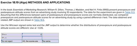 Solved Exercise 18 19 Algo METHODS AND APPLICATIONSIn The Chegg Com