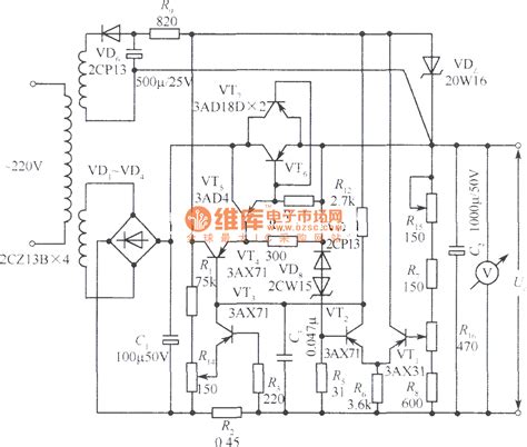24v Regulated Power Supply Circuit With Current Limiting Protection