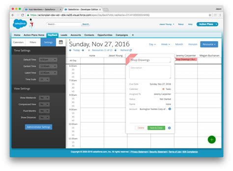 Integrating Dayback With The Salesforce Action Plans App Dayback