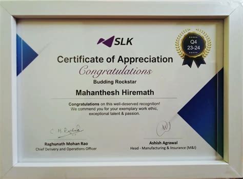 Recognition Careermilestone Achievementunlocked Slk
