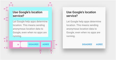Dialogs Components Google Design Guidelines