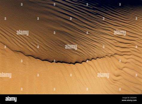 Patterns And Textures In The Sand Stock Photo Alamy