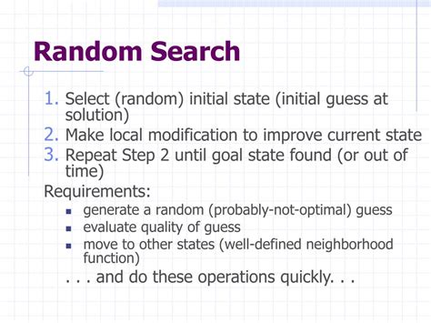 Ppt Local And Stochastic Search Powerpoint Presentation Free