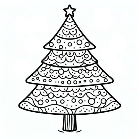 クリスマスツリー ぬりえ Kodomonurie Com