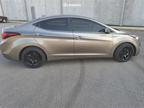 2014 Hyundai Elantra Limited Wheel Offset Nearly Flush Stock 3148615 Anovia