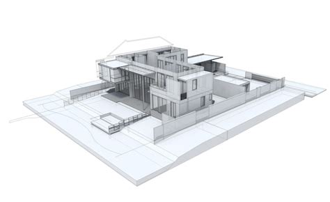 Premium Photo 3d Illustration Of Building Design Concept Architects Computer Generated