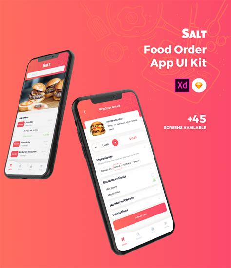 Salt - Food Order App UI Kit - code.market