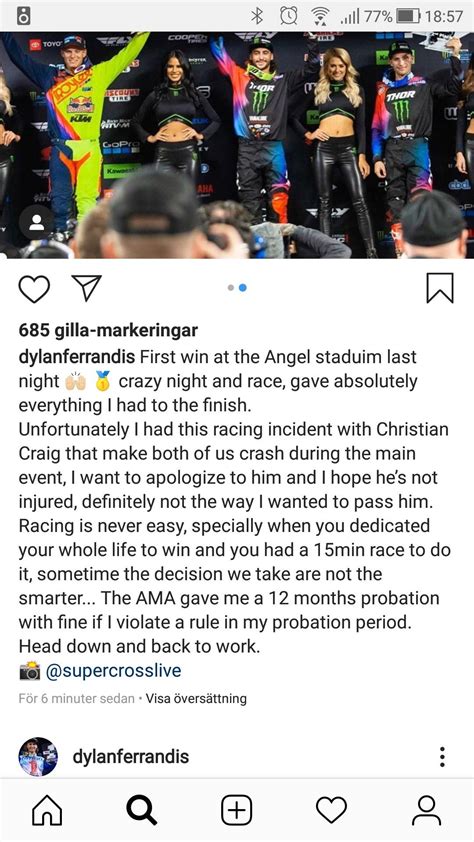 Dylans Word On The Crash With Christian Scrolller