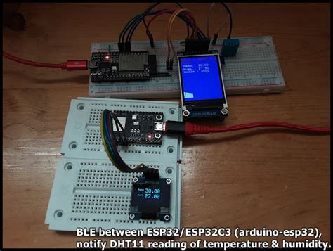 Embedded Things Ble Between Esp32esp32c3 Arduino Esp32 Notify