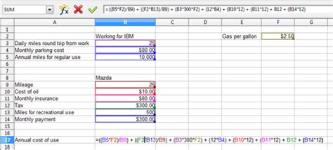 Training Tips And Ideas Using Scenarios In Openoffice Calc Spreadsheets To