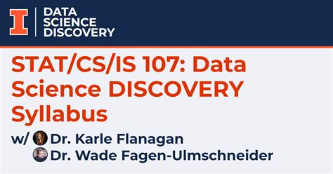 STAT CS IS Data Science DISCOVERY Syllabus Data Science Discovery