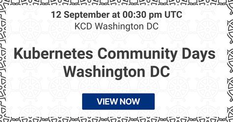 Kube Events On Linkedin Starting In Less Than 24 Hours 🔥 Kubernetes Community Days Washington