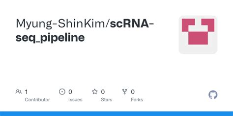 Github Myung Shinkim Scrna Seq Pipeline