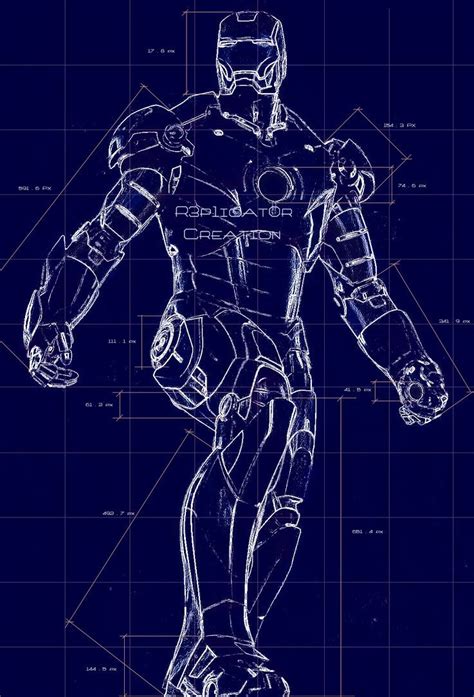 Ironman Suit Blueprint By R3p1icat0r On Deviantart Iron Man Suit Iron Man Iron Man Movie