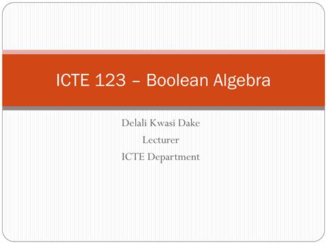 Solution Icte 123 Lesson 1 Introduction To Computer Programming Pptx