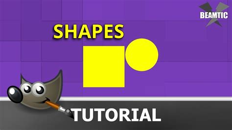 Drawing Rectangles Or Circles In Gimp YouTube