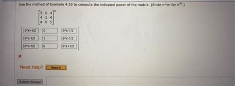 solved use the method of example 4 29 to compute the