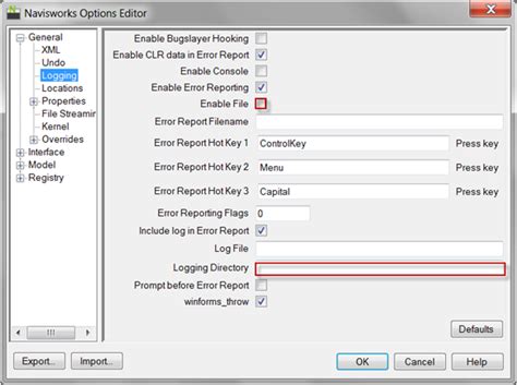 Creating A Navisworks Log File Construction