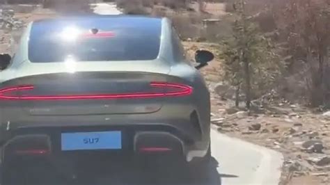 Xiaomi Electric Car Spotted On Road Video Going Viral Showing Design Expected Launch