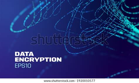 Data Encryption Technology Background Computer Network Stock Vector Royalty Free 1920010577