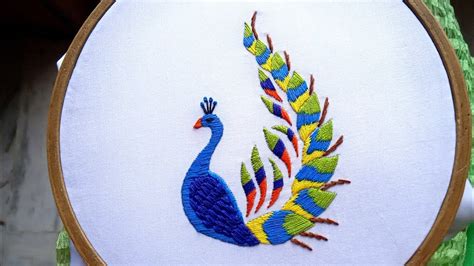 Simple Peacock Designs For Embroidery
