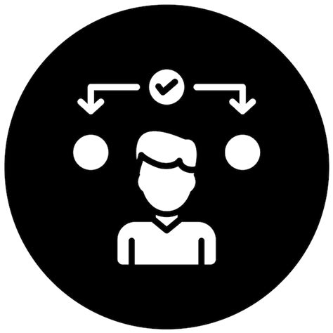 Premium Vector Vector Design Decision Making Icon Style