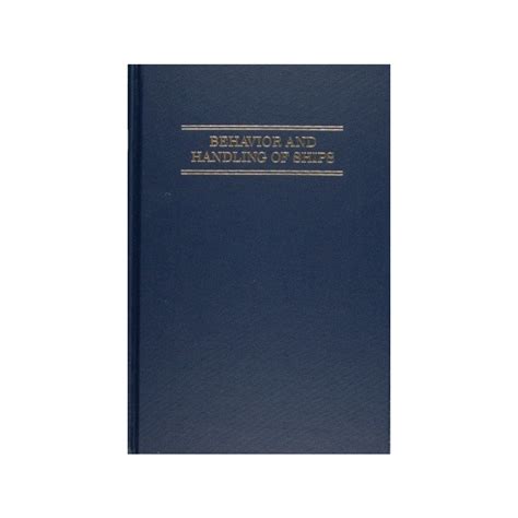 Behavior And Handling Of Ships Pilothouse Charts