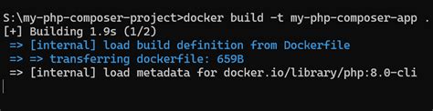 how to install php composer inside a docker container geeksforgeeks